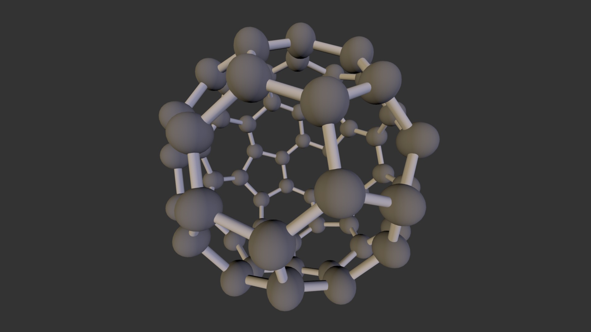 Fullerene C602 - 3D model by rankim18 [66d2fe3] - Sketchfab