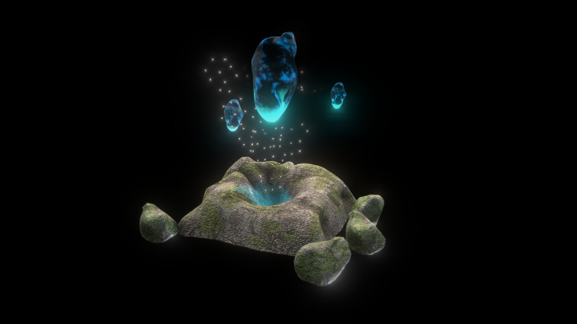 Magic Stones - 3D model by RianArianto [66d408b] - Sketchfab