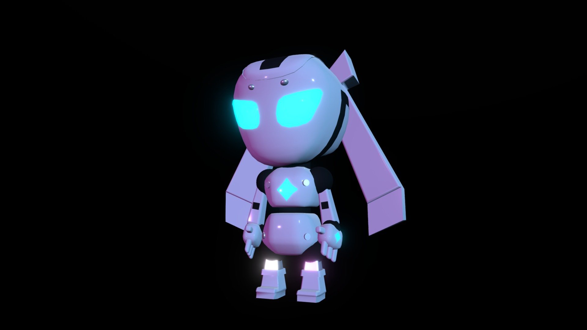 mini robot - Download Free 3D model by RebecaBK01 [66d40cf] - Sketchfab