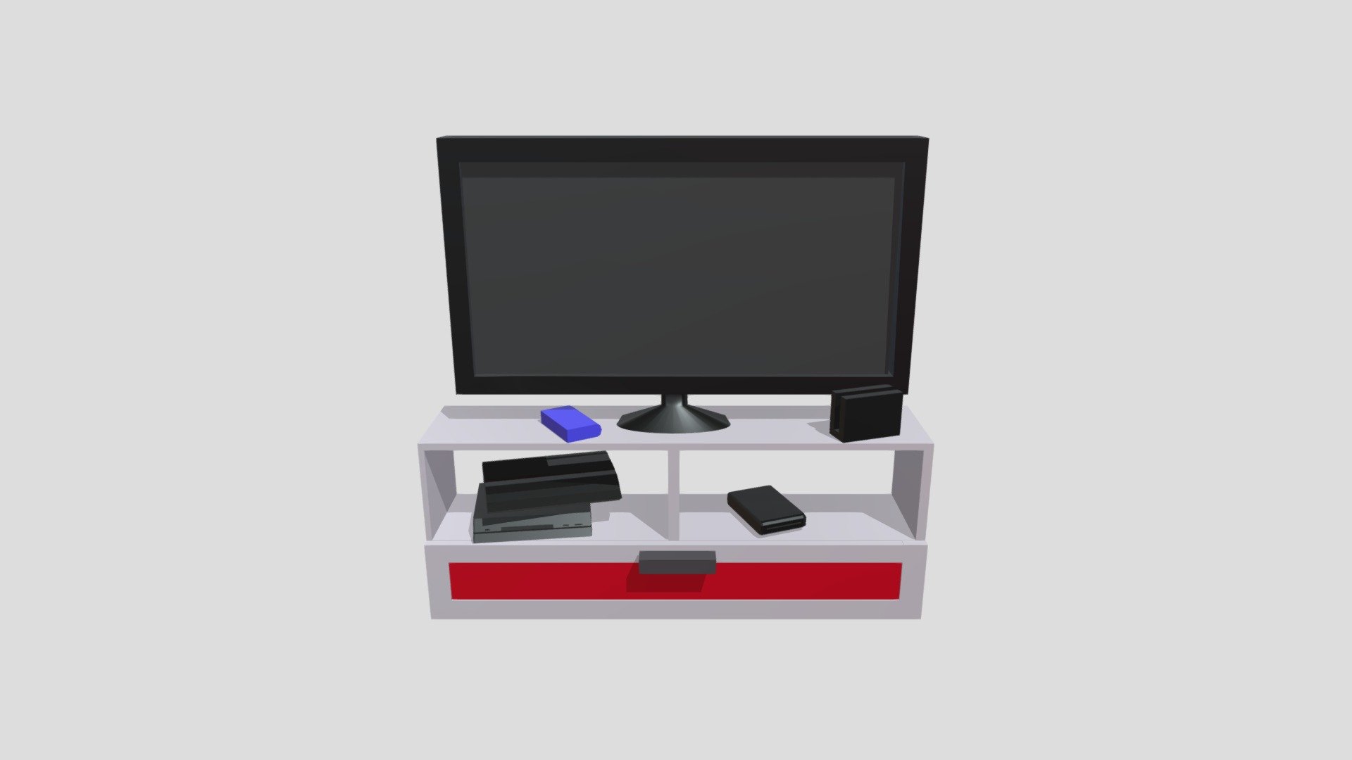 tv and consoles - Download Free 3D model by ThePounHD [66d4137] - Sketchfab