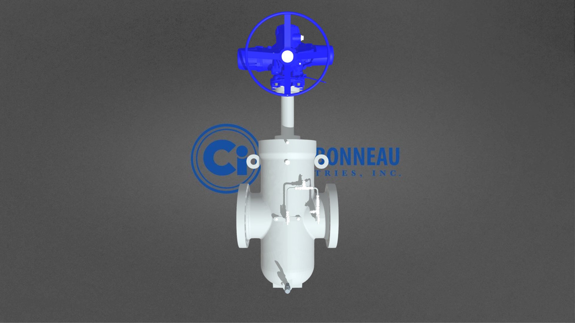 Expanding Gate Valve with DTR & Limitorque MX - 3D model by Charbonneau ...