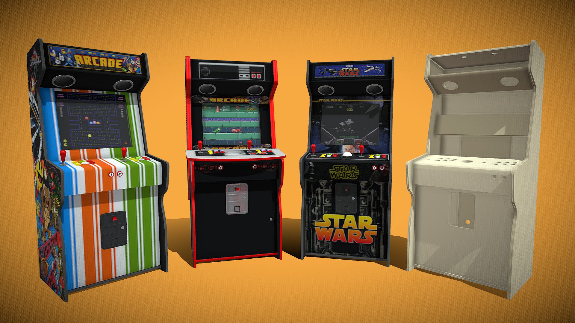 Arcade Parade - Buy Royalty Free 3D model by COSEDIMARCO [66d84be ...