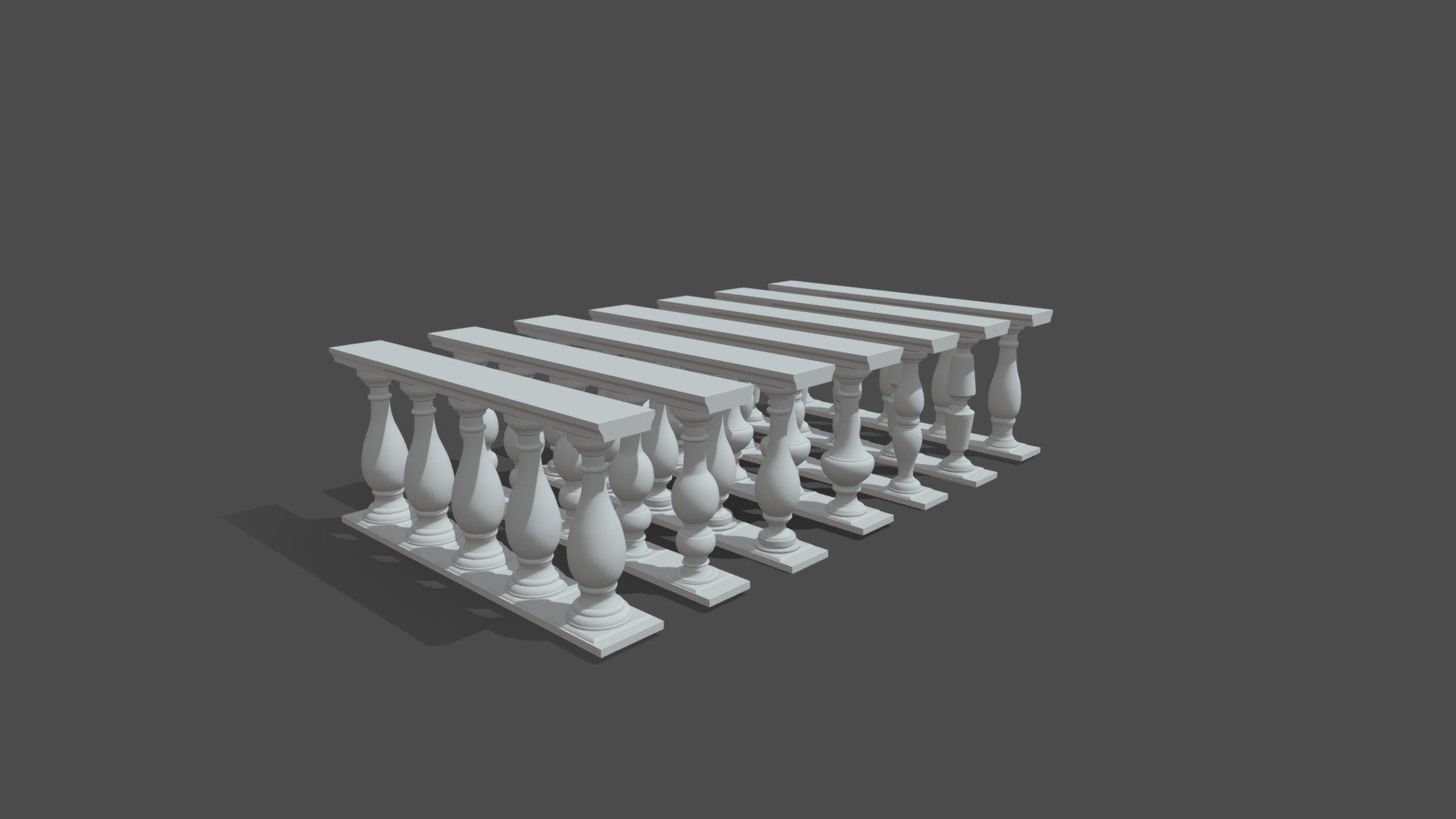 Balustrade pack - 3D model by OniricRZ [66d8d6f] - Sketchfab