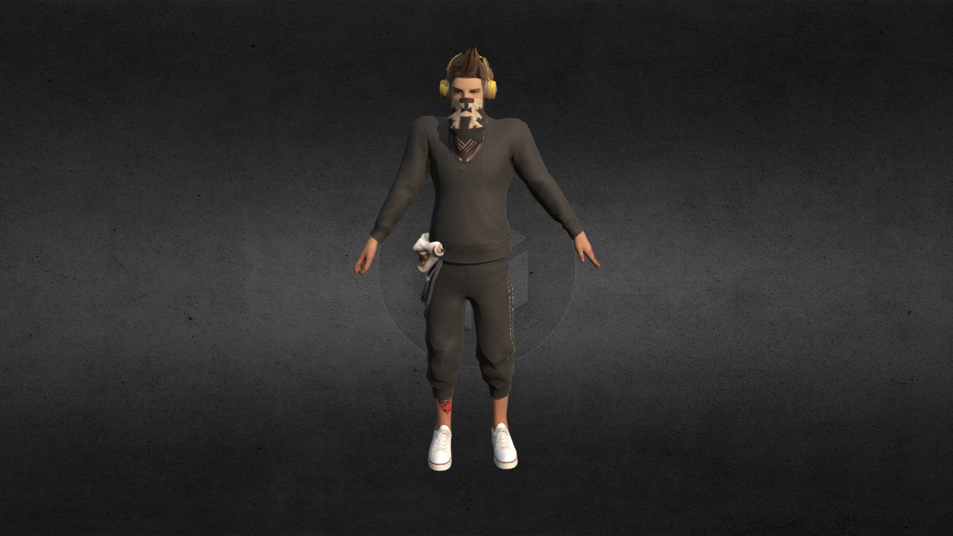 freefire new model break dancer by pace gaming - Download Free 3D model ...