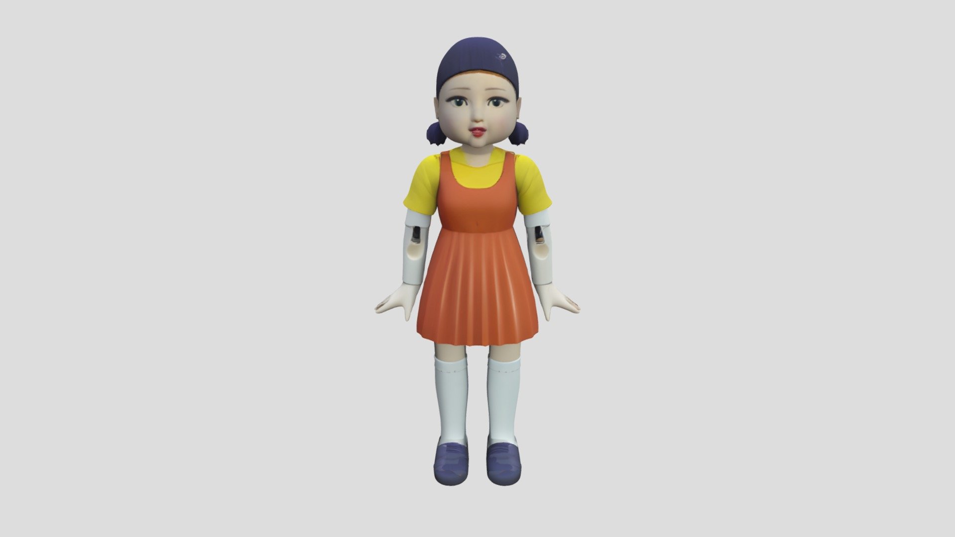 Squid Game Doll - 3D model by karmaismydog [66dca0c] - Sketchfab