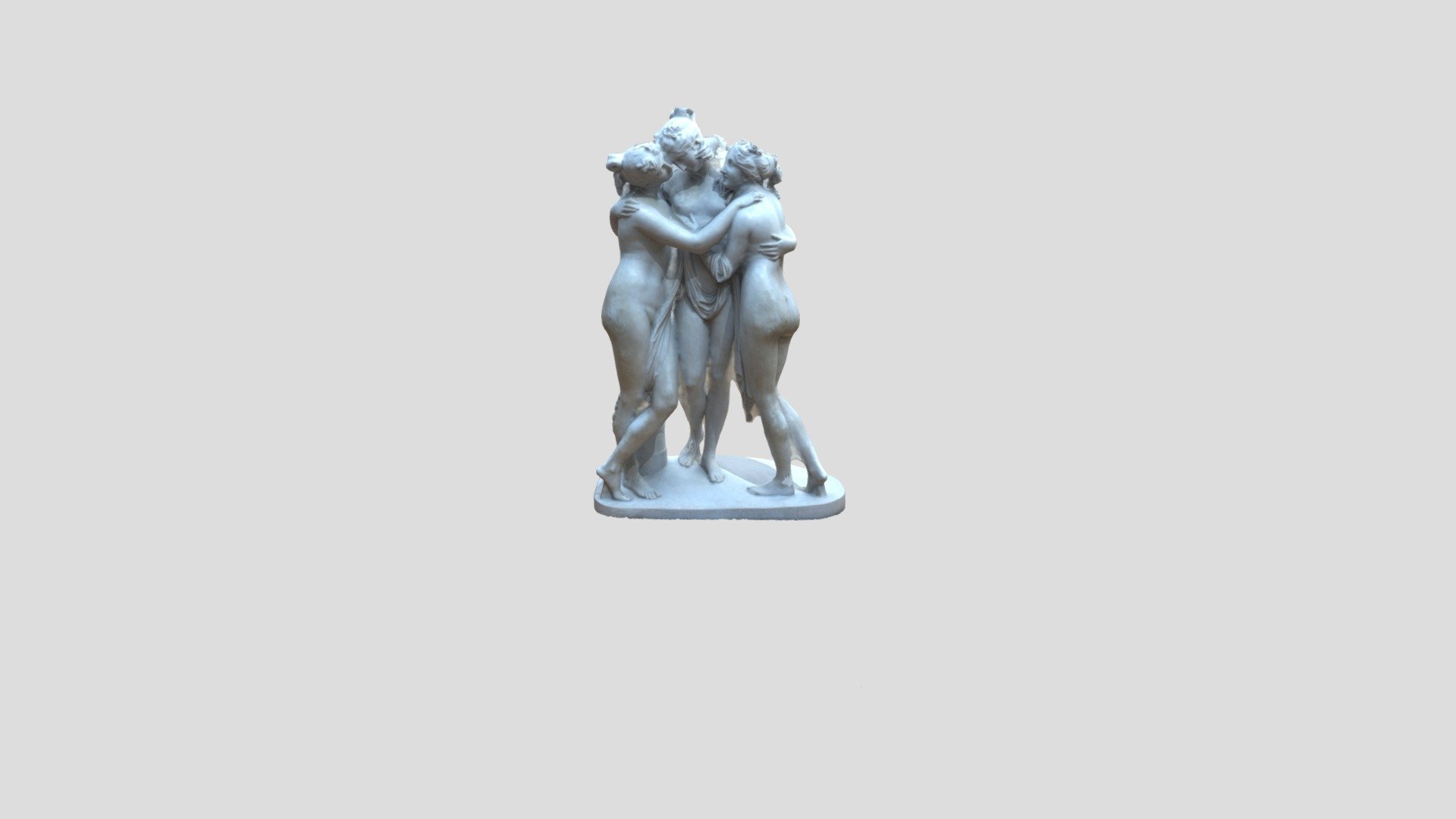 The Three Graces by Antonio Canova - Download Free 3D model by pickle ...