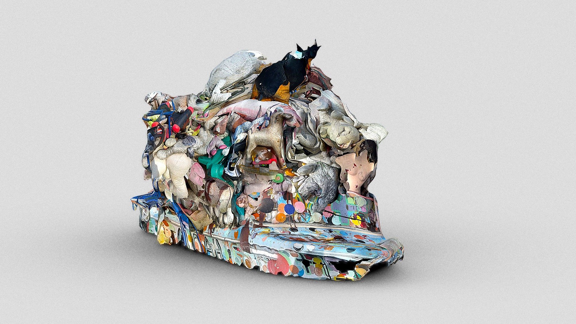 Day 14: Heidelberg Project Boat - Download Free 3D model by alexdelker ...