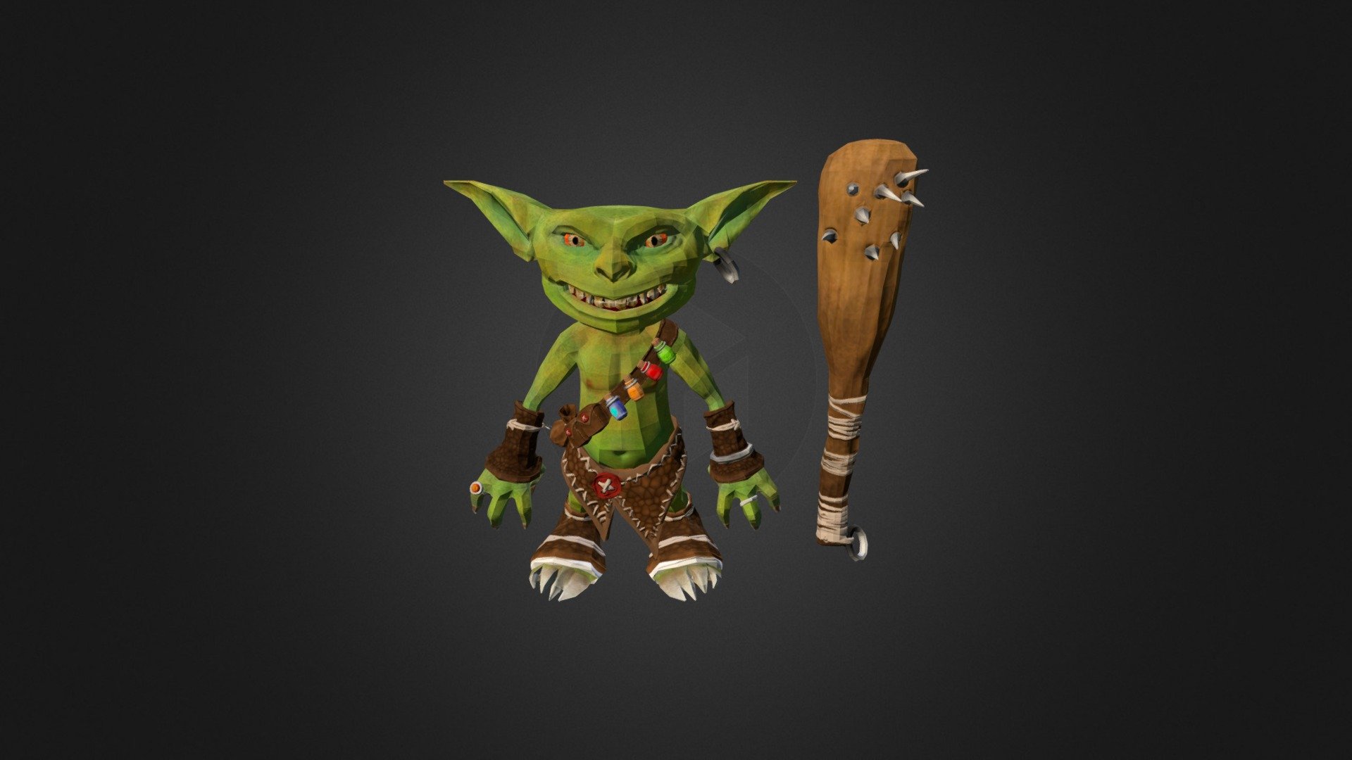 Goblin Barbarian - Download Free 3D model by robk [66dd7ef] - Sketchfab