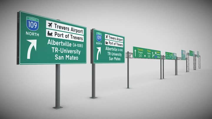 Interstate 3D models - Sketchfab