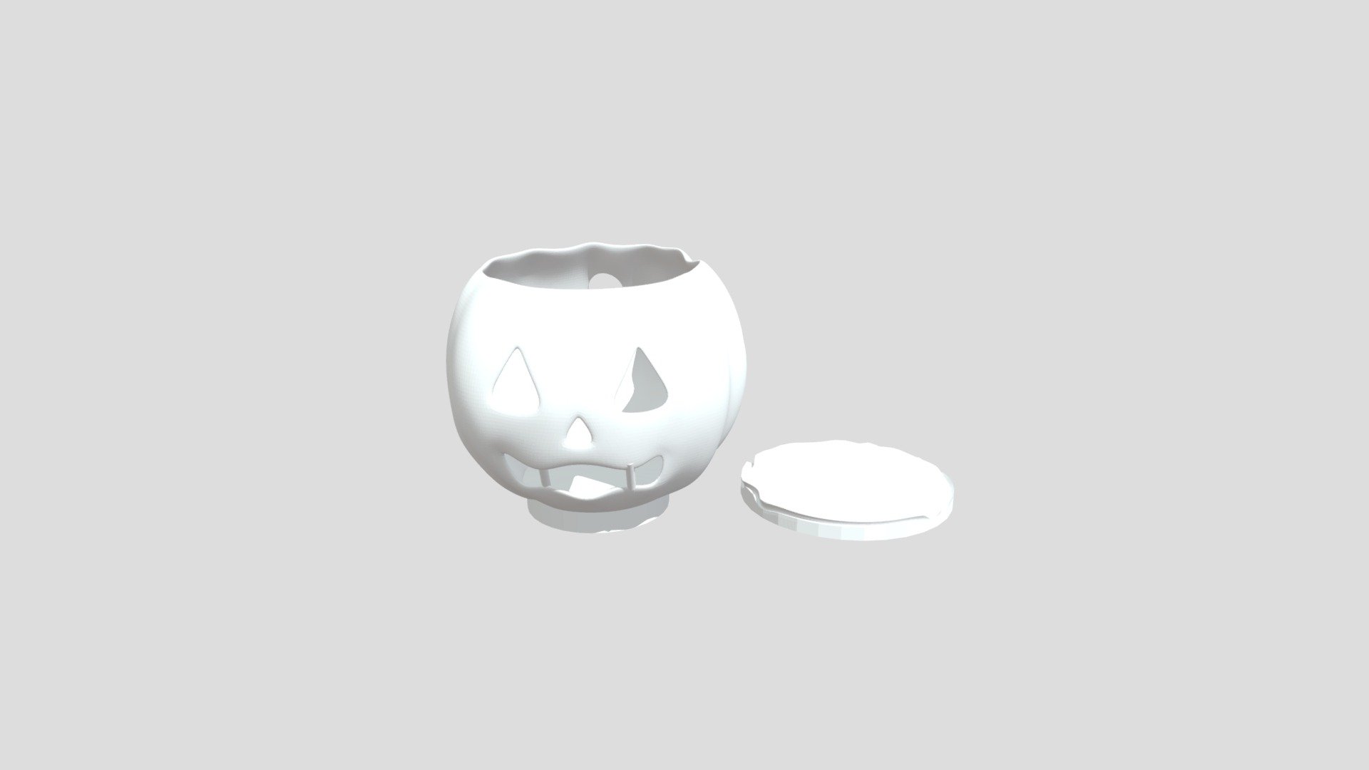 Pumpkin Lantern for fairy string lights - 3D model by Saranmage ...