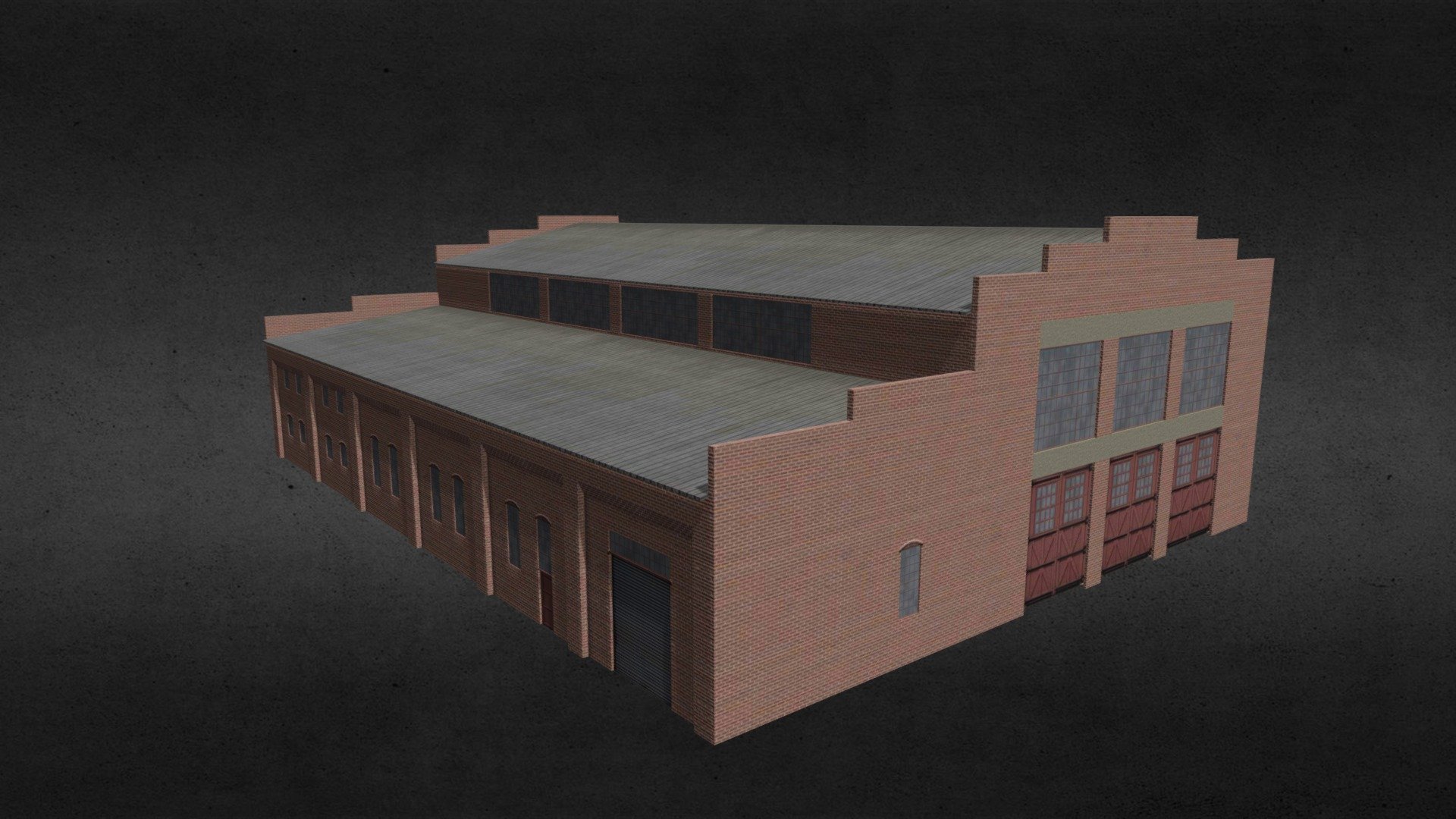 Engine Shed - 3D model by Avanya [66deb43] - Sketchfab