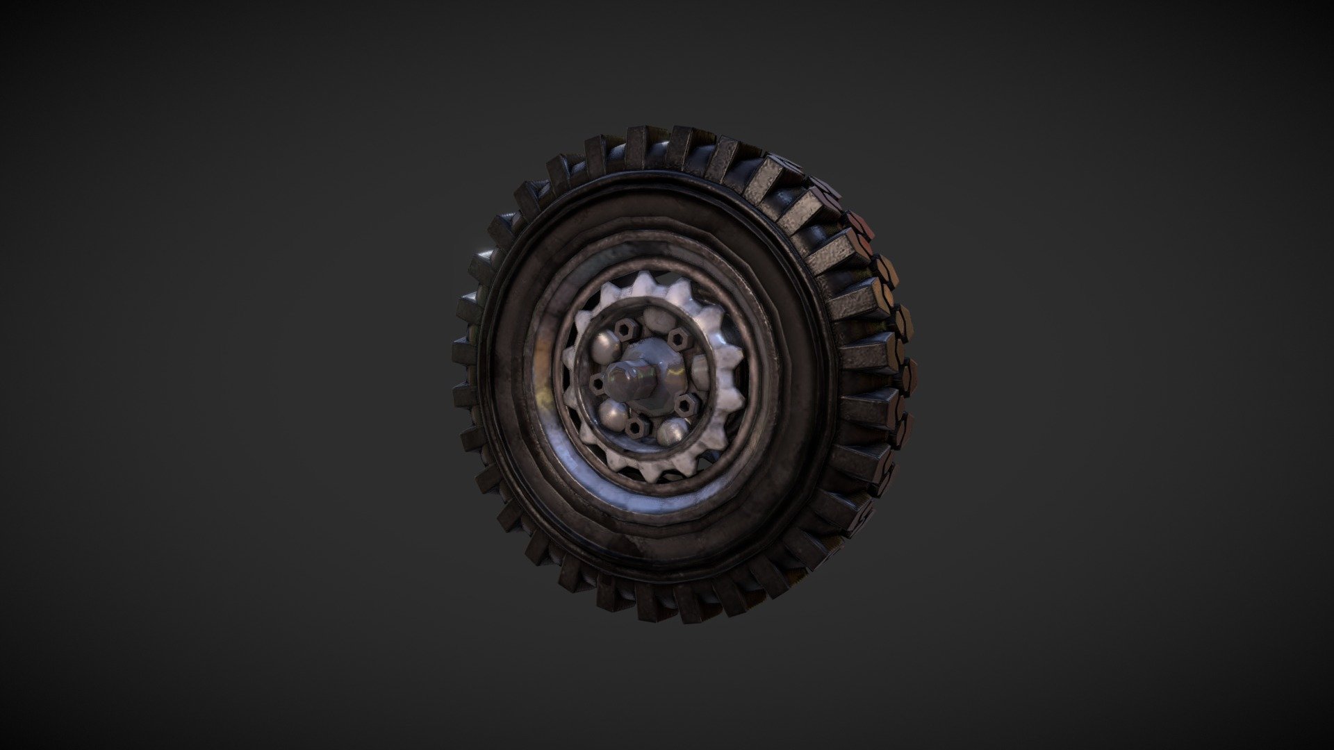 Old_Wheel - 3D model by OBI_OMEN (@obiomen) [66def37] - Sketchfab
