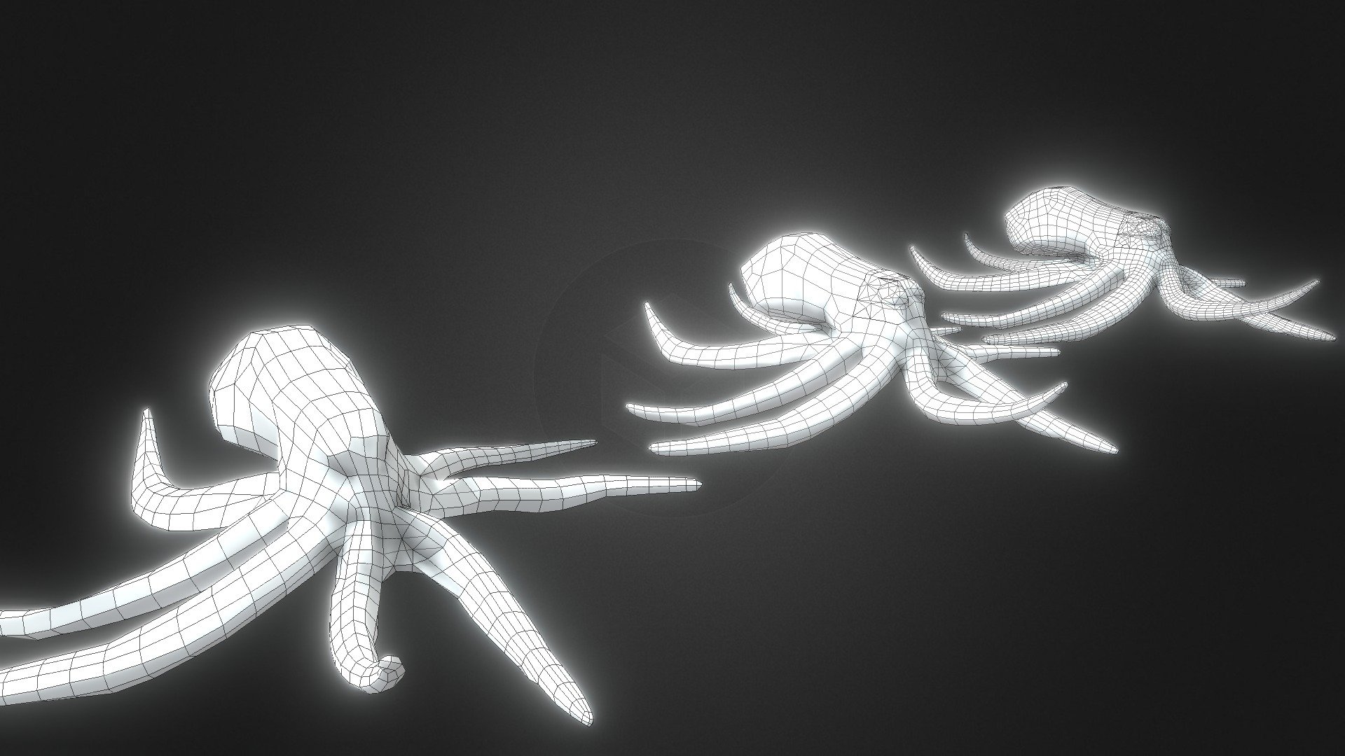 3 Octopus - Download Free 3D model by Lukanda777 [66dfb52] - Sketchfab