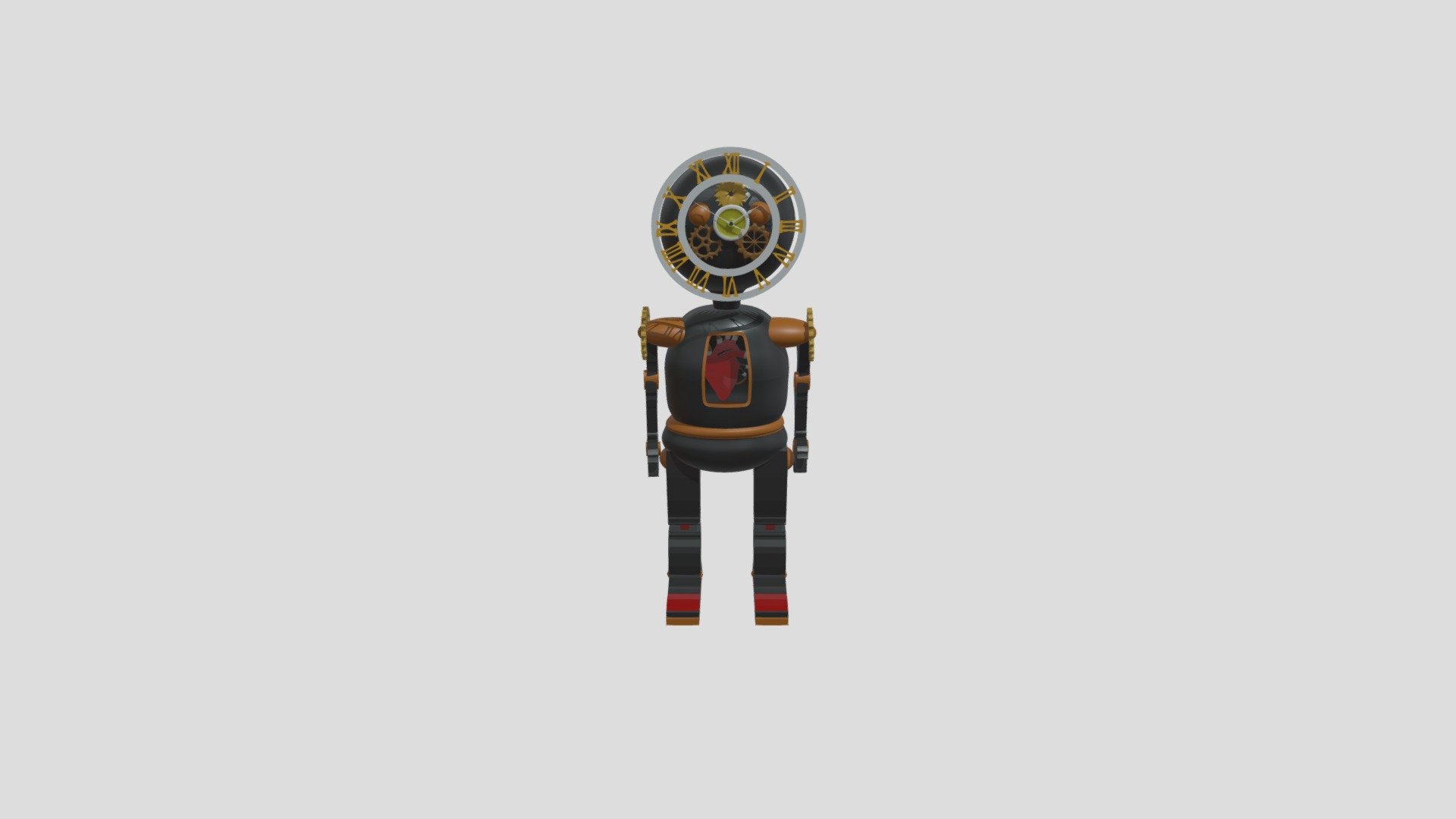Steampunk Robot - 3D model by AlannahCooney [66dffec] - Sketchfab