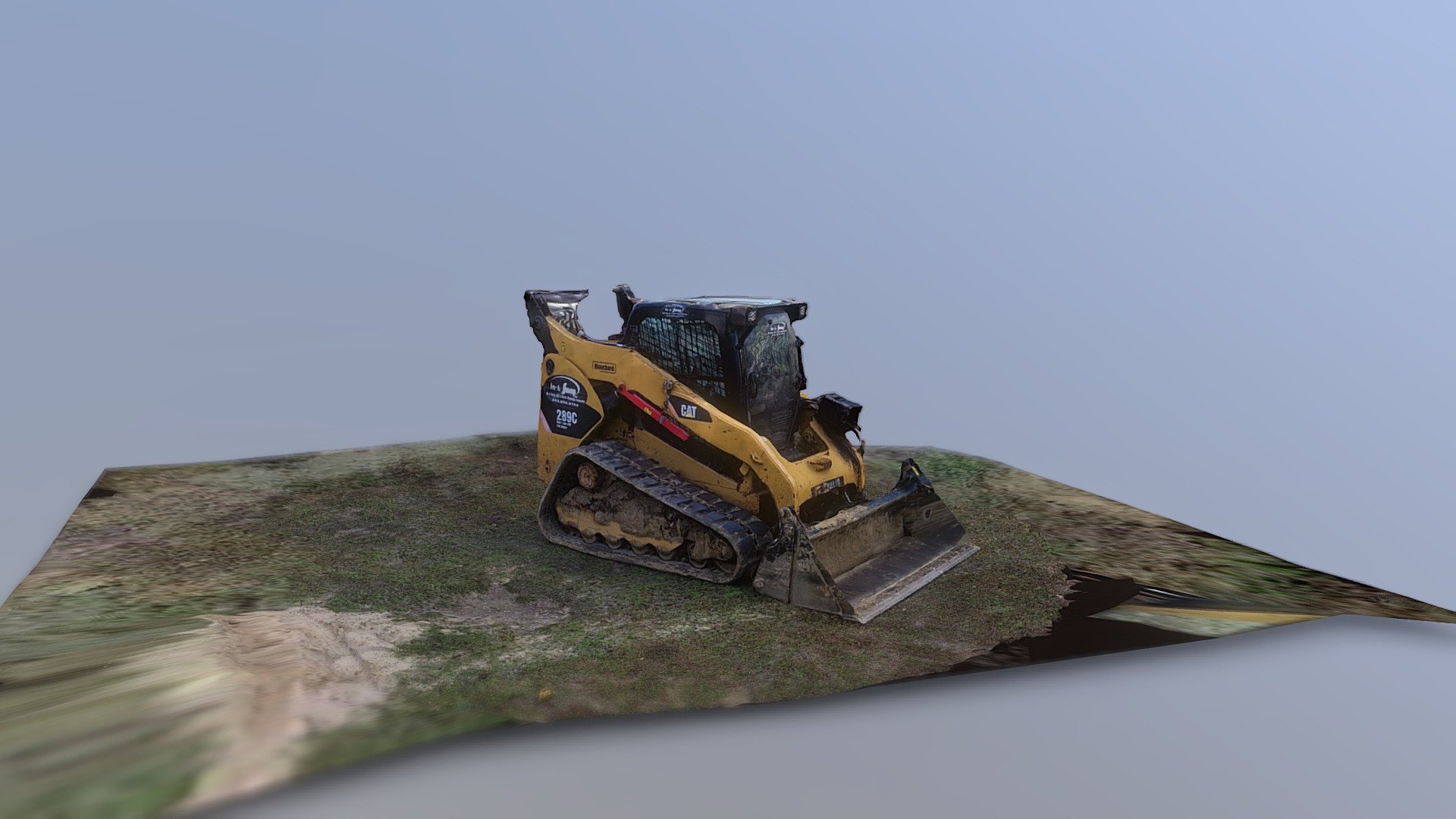CAT Skid Steer Loader - 3D model by stevencmutter [66e10b7] - Sketchfab