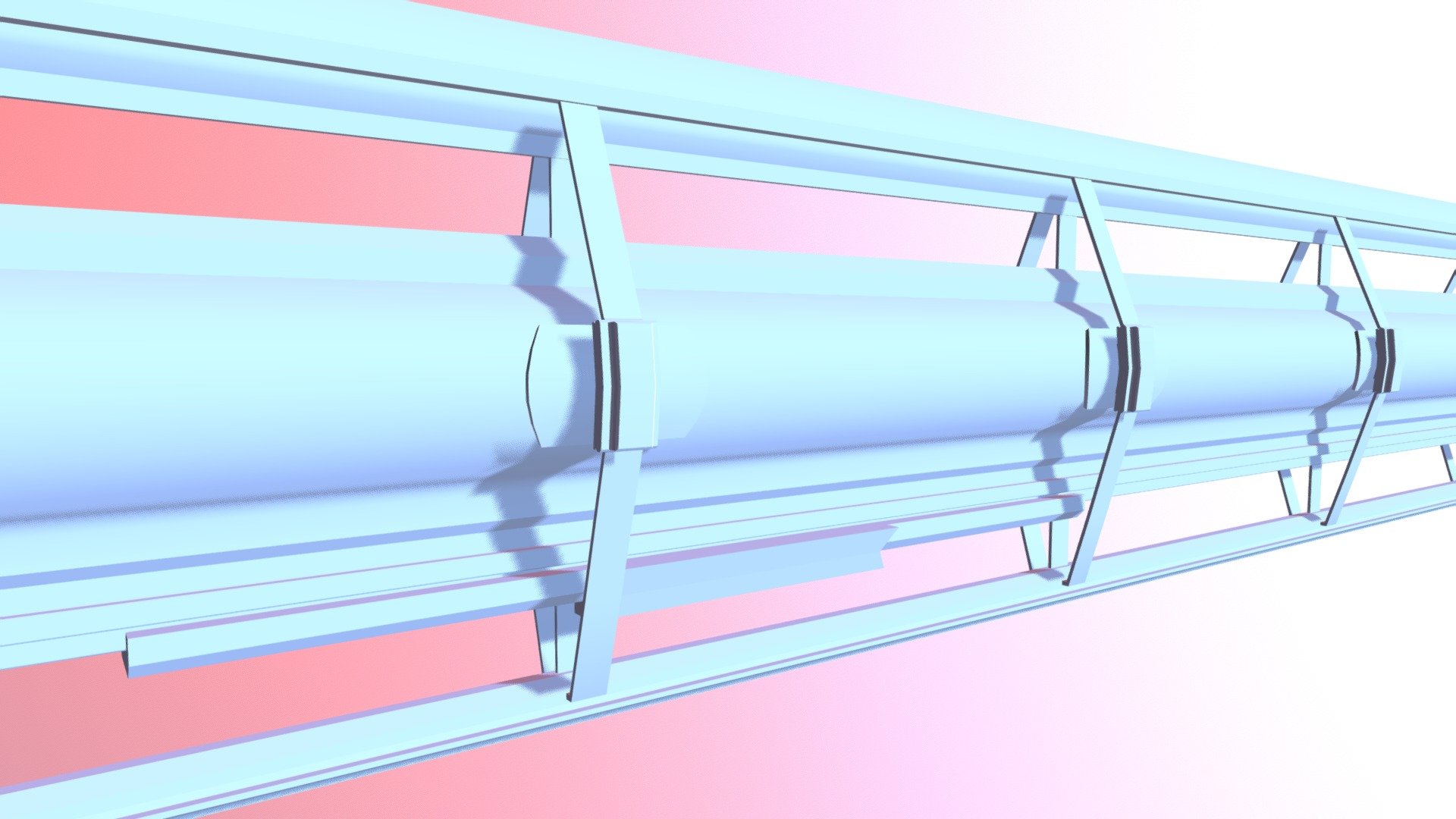 Pipe with Guide Rails - 3D model by Vlaka [66e191f] - Sketchfab