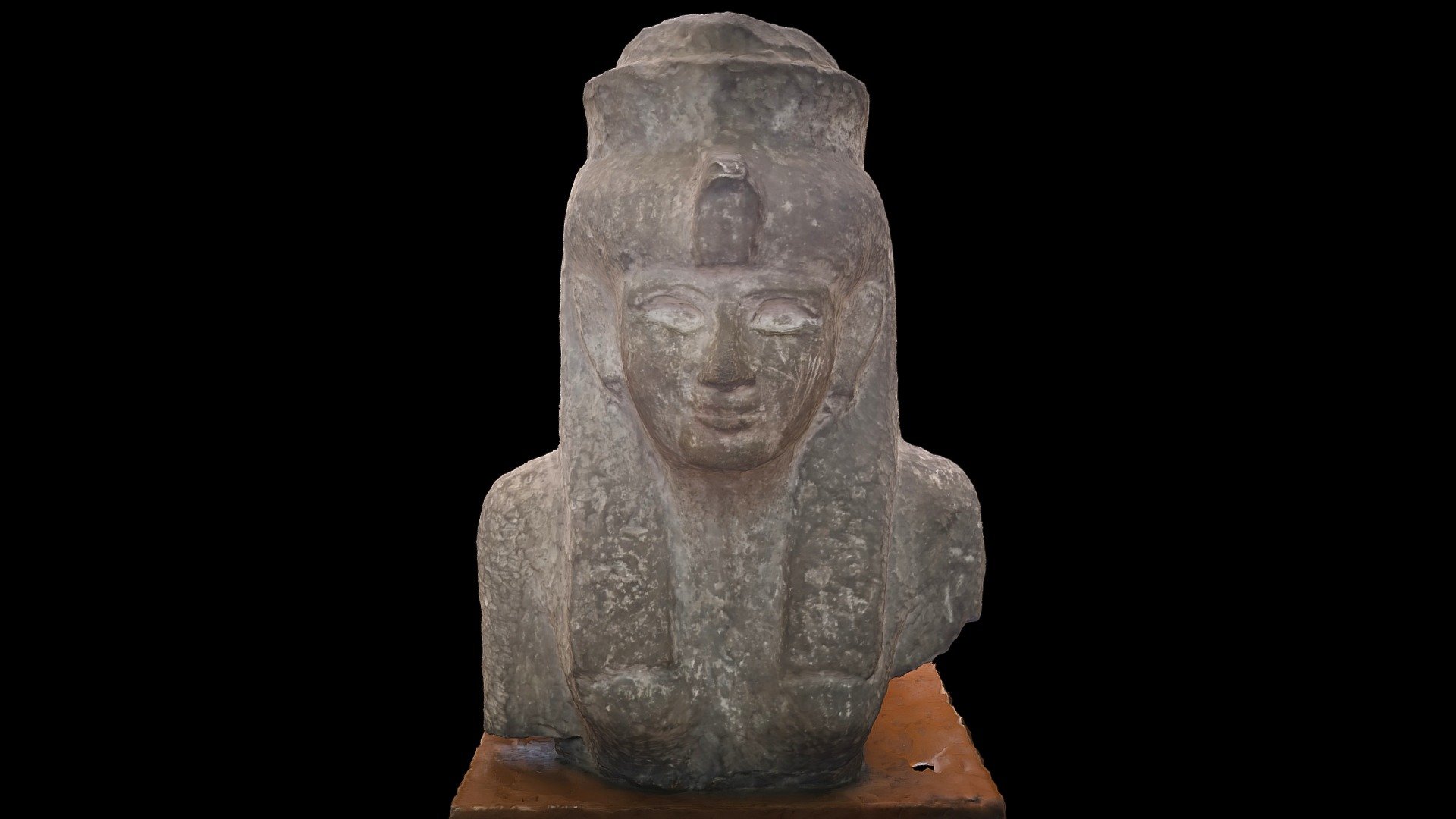 Unknown head statue in Egypt - Buy Royalty Free 3D model by Raphaël ...