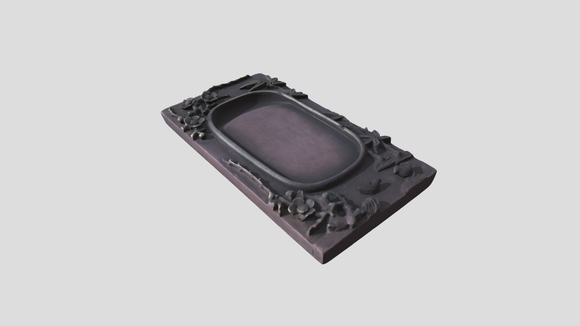 KCDF-벼루1(Inkstone 01) - Download Free 3D model by Korea Craft & Design ...