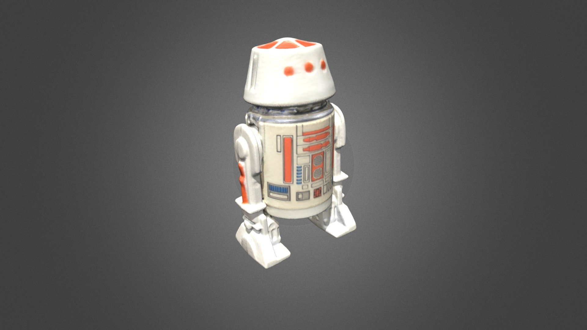 R5-D4 - 3D model by 4visualization [66e3076] - Sketchfab