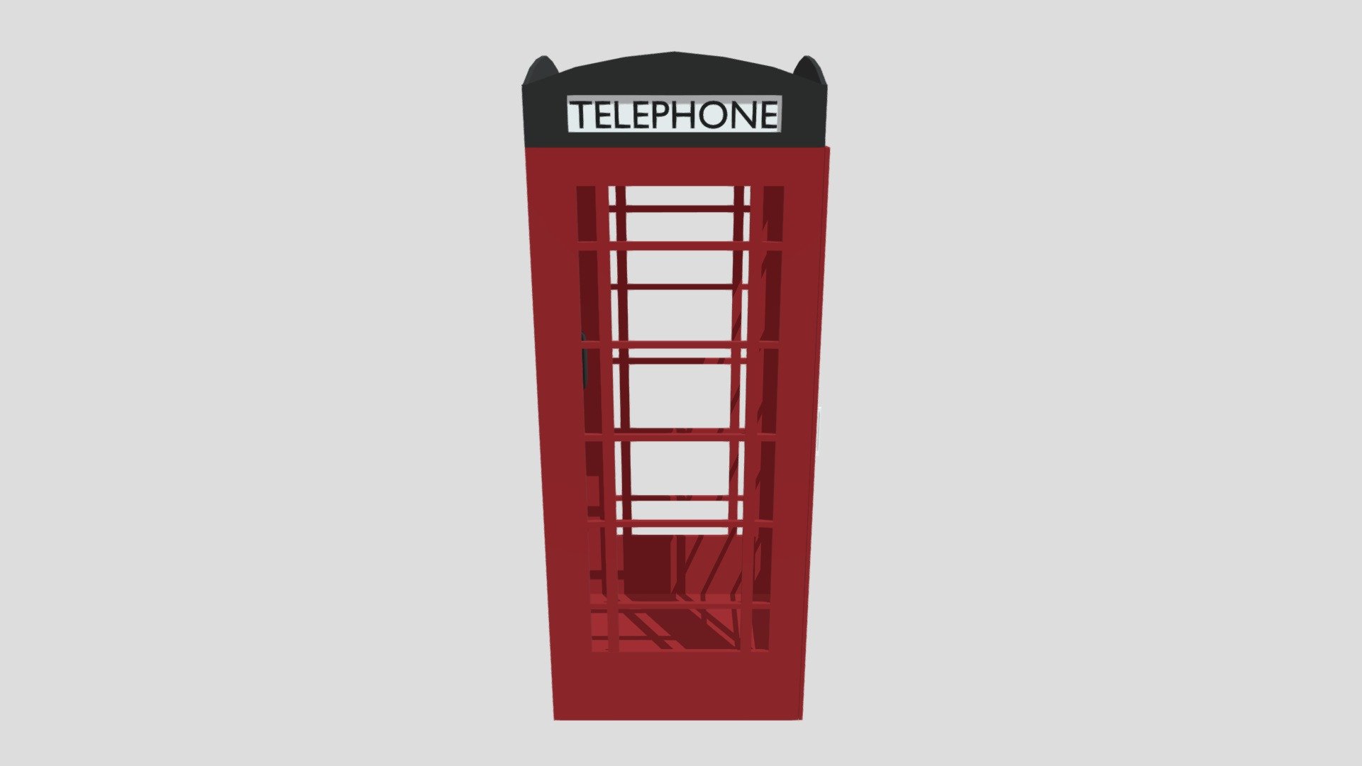 British Red Phone Booth - 3D model by Aletheiaa [66e7ae0] - Sketchfab