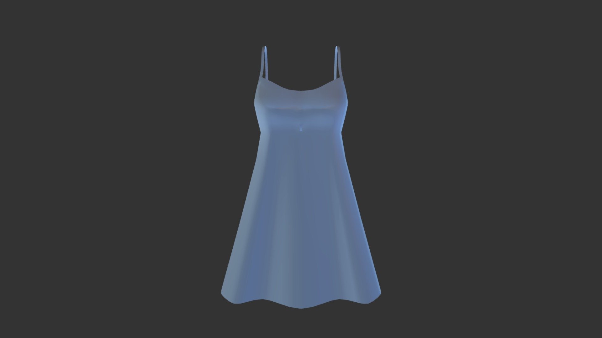 Dress-blue - 3D model by kathy.lim [66e9759] - Sketchfab
