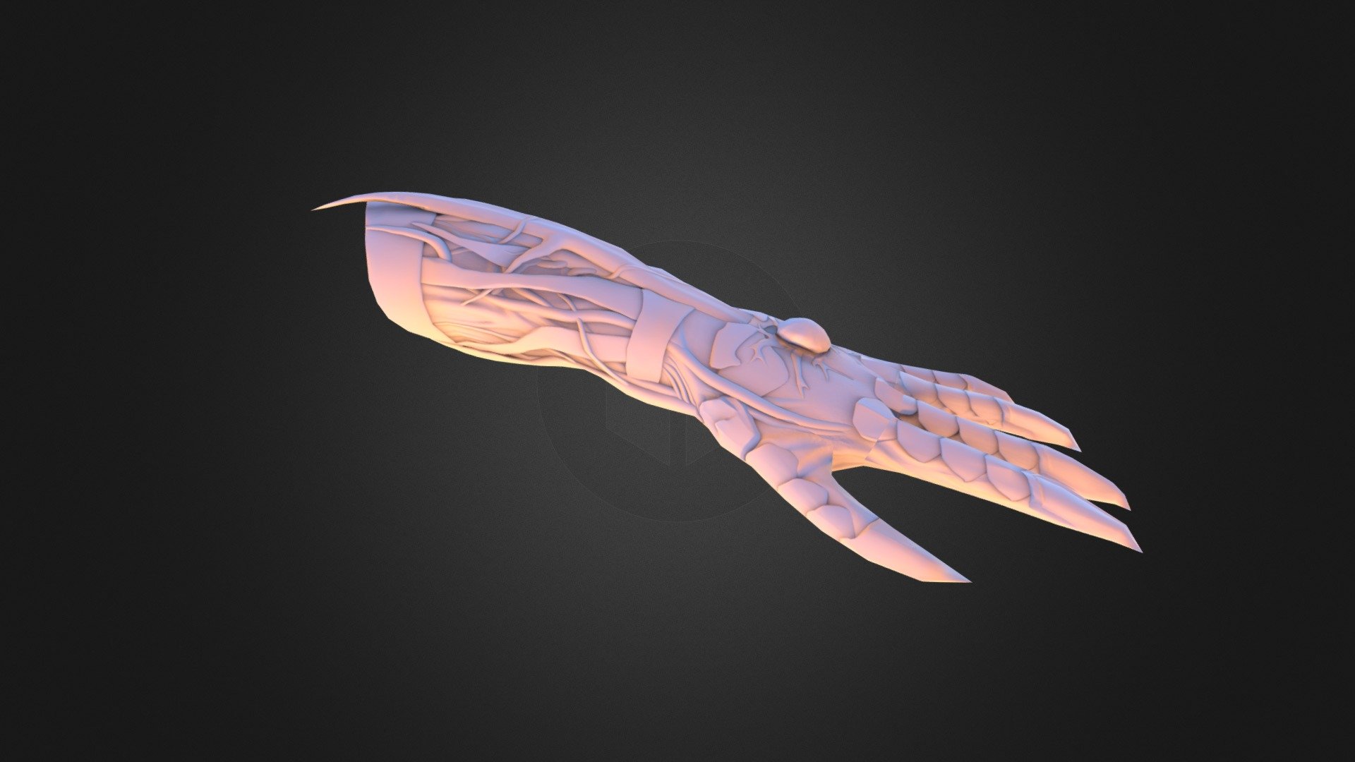 Parasitic Gauntlet - 3D model by silentdreamsofthepast [66e9e3b ...