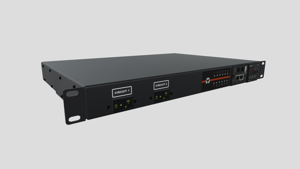 Vertiv Geist Switched Rack PDU NA - A 3D model collection by Vertiv ...