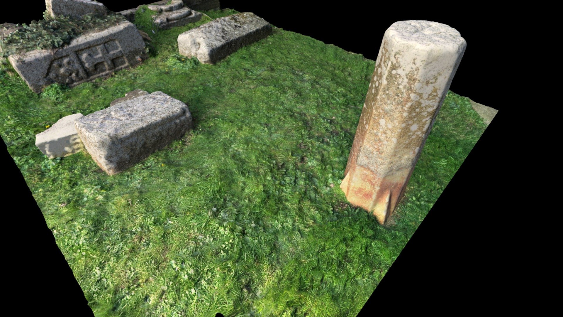 Medieval stonework from Tywardreath Priory - Download Free 3D model by ...