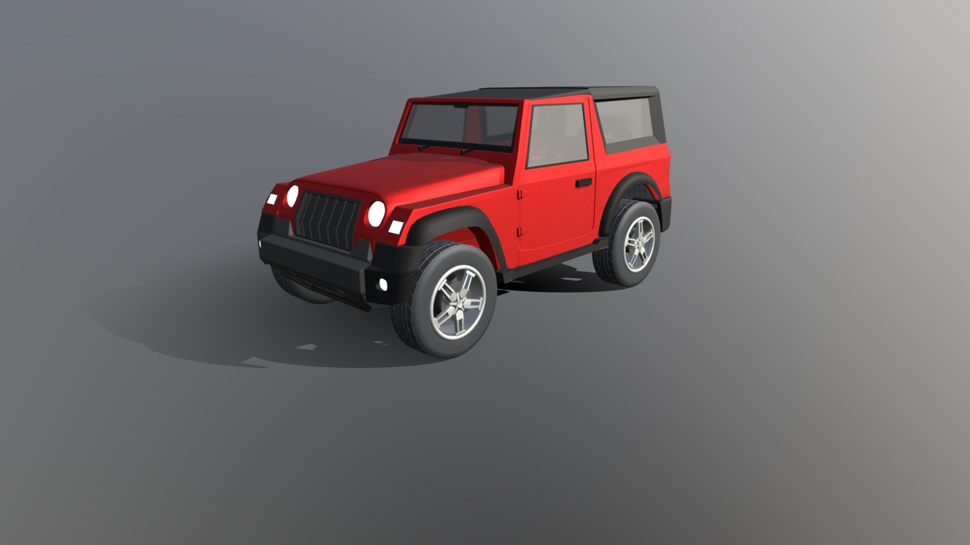 THAR 4X4 - Download Free 3D model by MB_Mahesh [66ee970] - Sketchfab