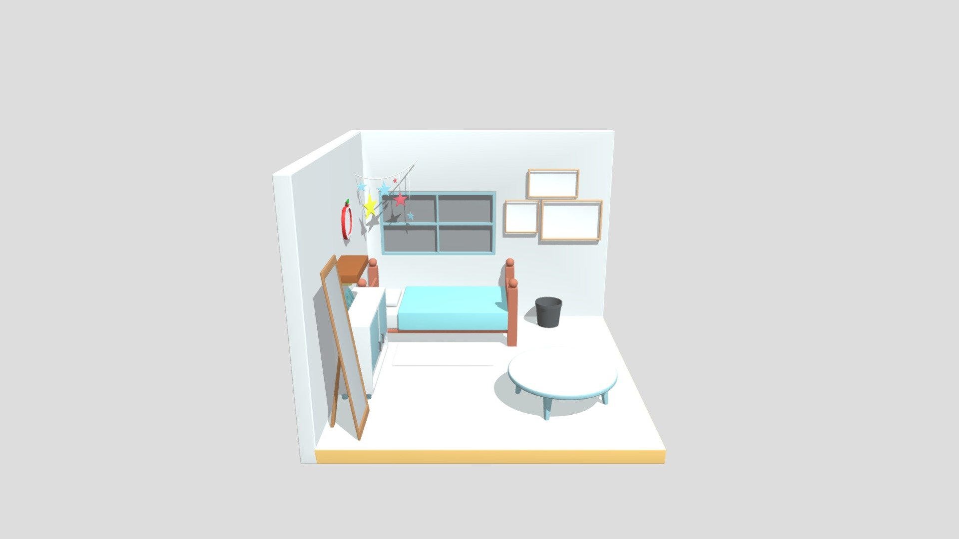 Mini_Room_Material_fin - 3D model by kanon (@kjsamano9) [66efdfb ...