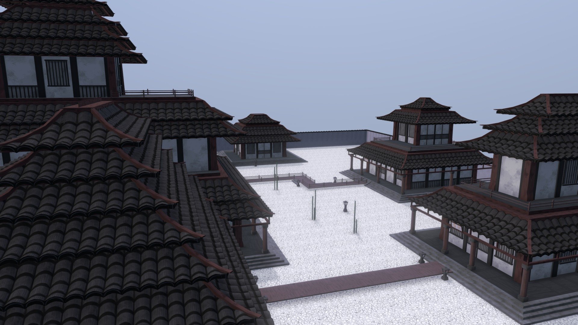 Chinese Gufeng Style Modular Kit - Download Free 3D model by error ...