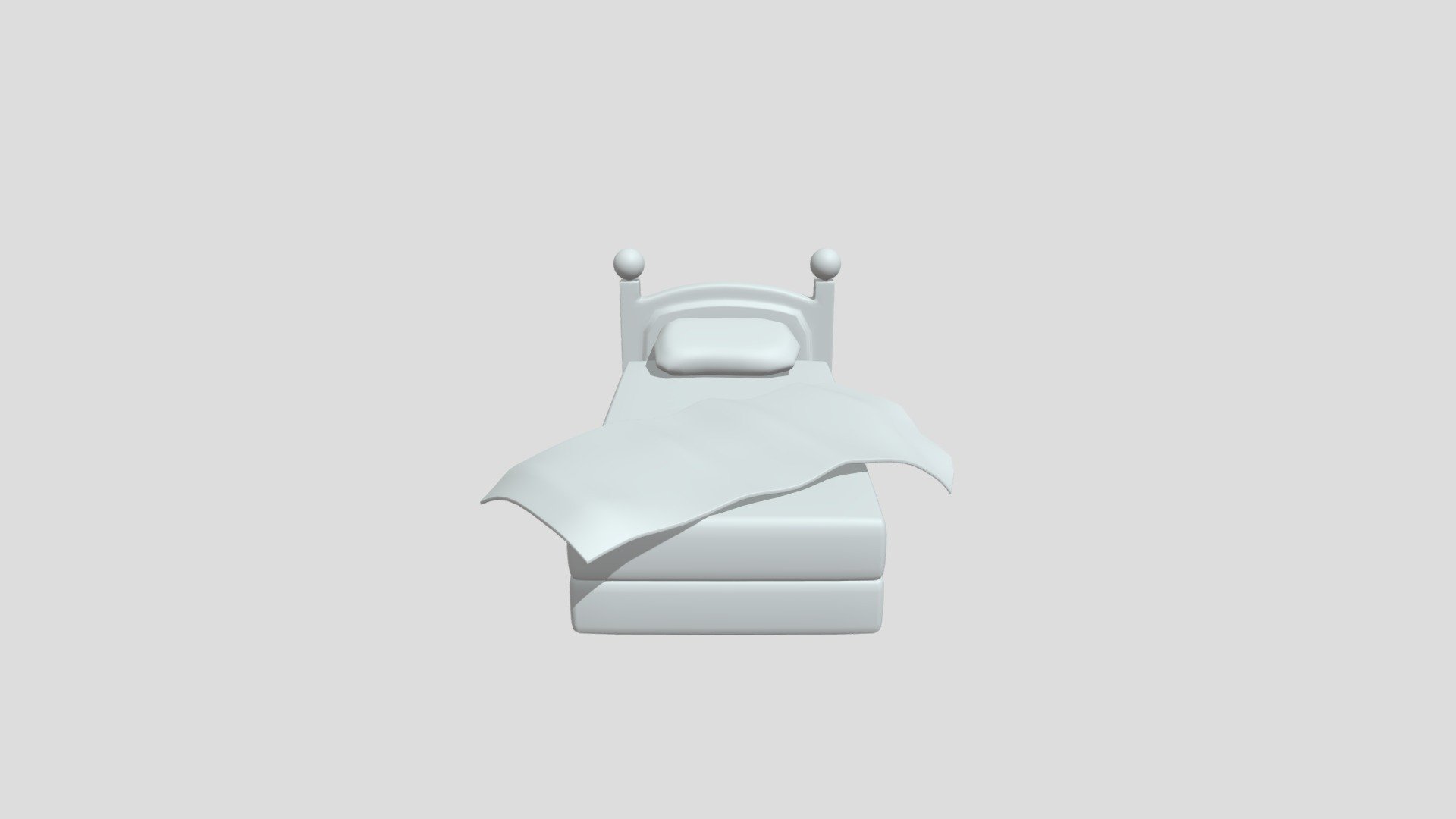 High Resolution Bed Environment Prop - 3D model by SierraGraves ...