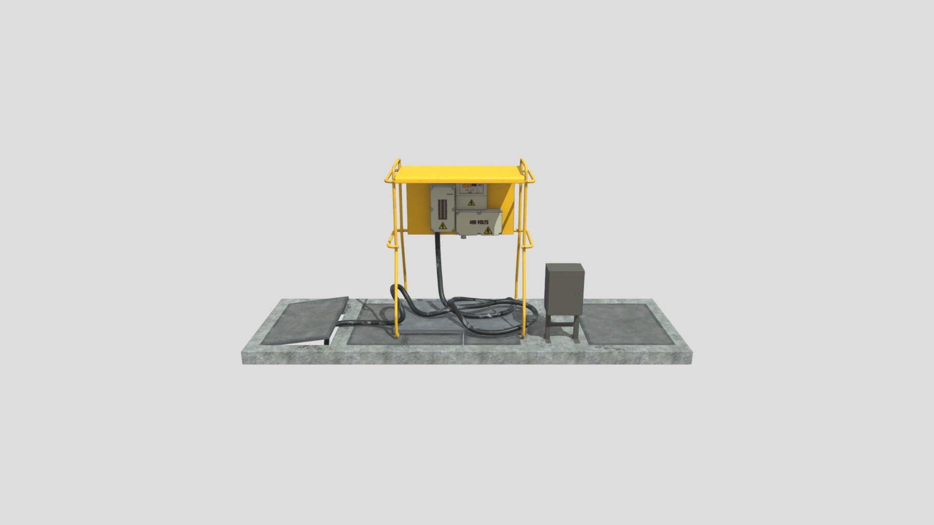 Electrical Post - 3D model by masood.shirizadeh [66f1015] - Sketchfab