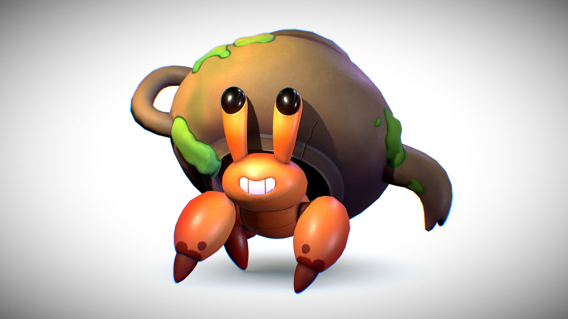 Scavenger Crab - 3D model by JanaBaloghova [66f4303] - Sketchfab