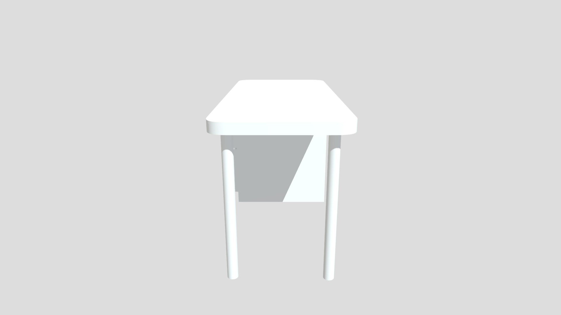 Desk with two drawers - Download Free 3D model by luizaist [66f54a4 ...