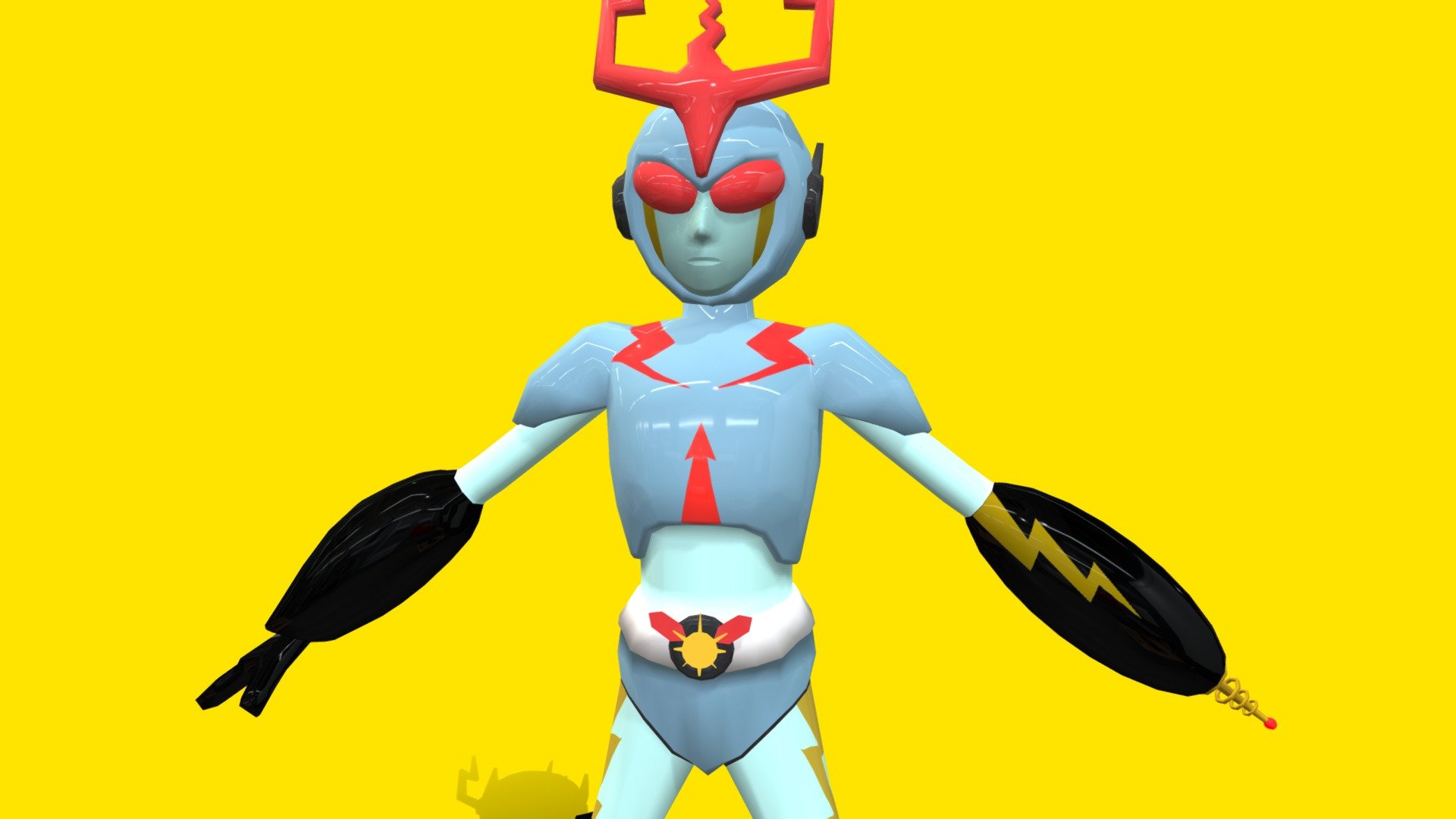 Zapp-man - Download Free 3D model by Madeleinone [66f57d2] - Sketchfab