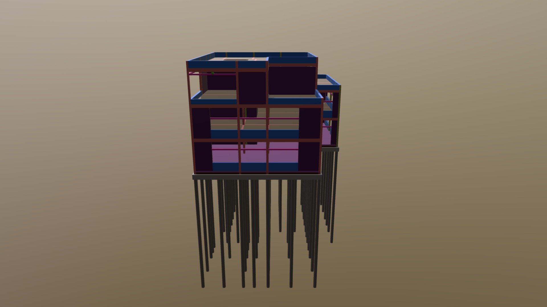 Structure & Piling - 3D model by Independent Design House Ltd (@jcidh ...