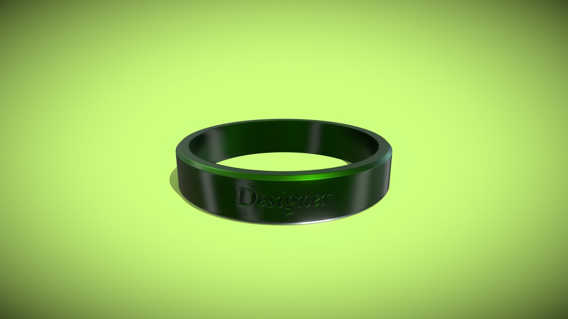 Designer Ring Green - Buy Royalty Free 3D model by Sandeep Choudhary ...