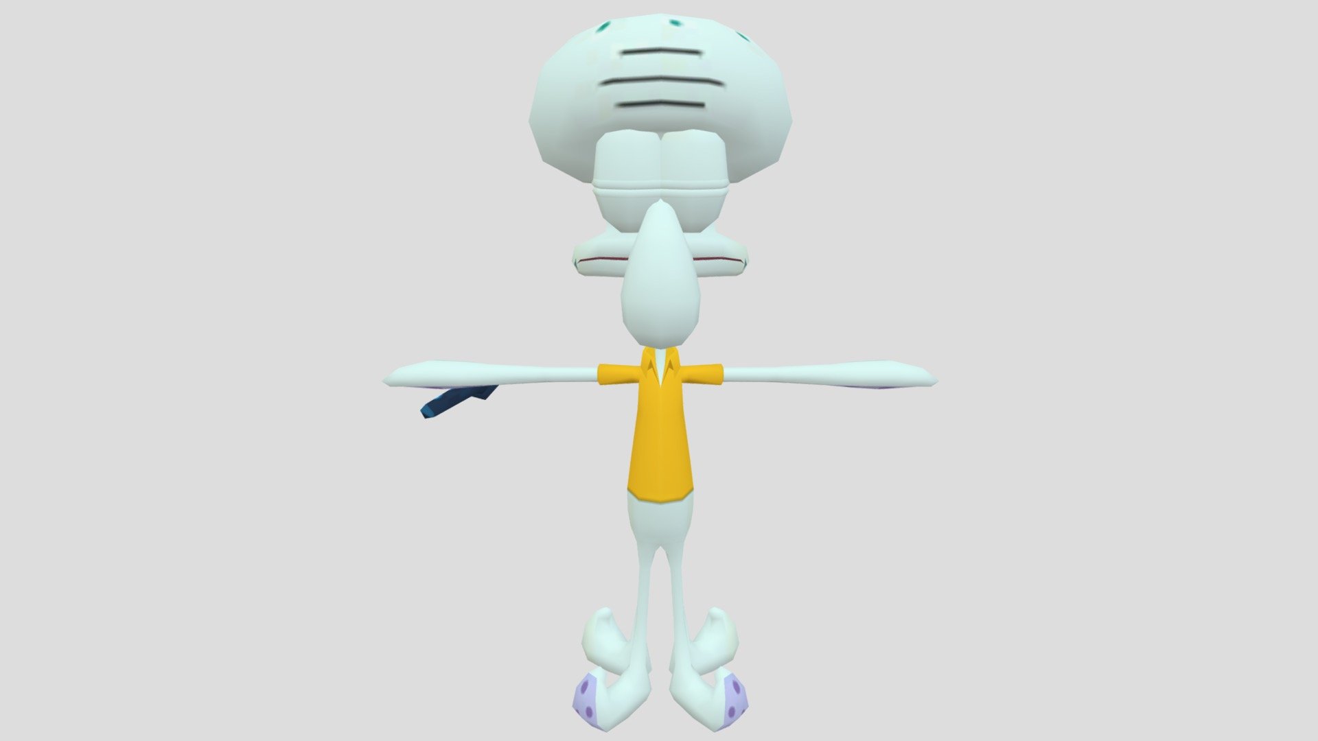 Squidward Bfbb Gamecube Download Free 3d Model By Smf Friends Fan