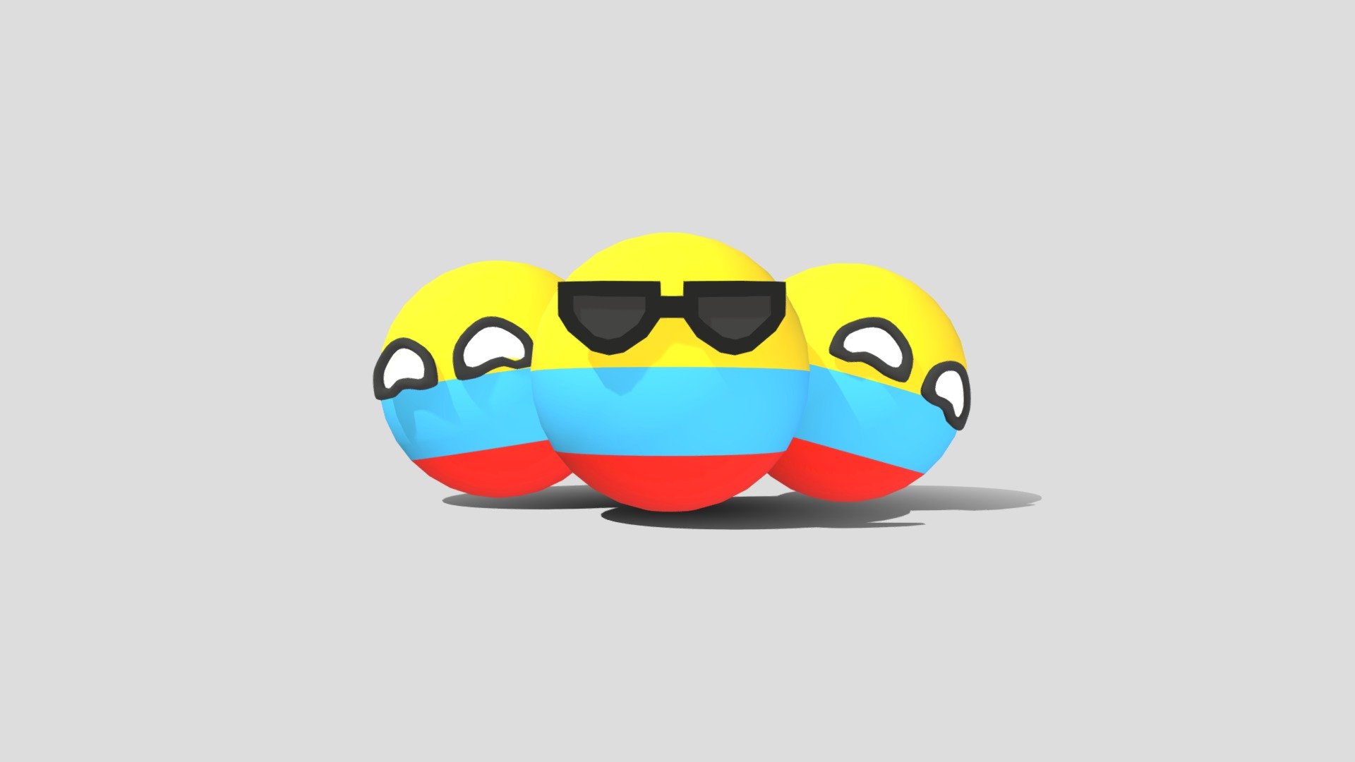 Colombia Team - Download Free 3D model by Geometricos Sammy ...