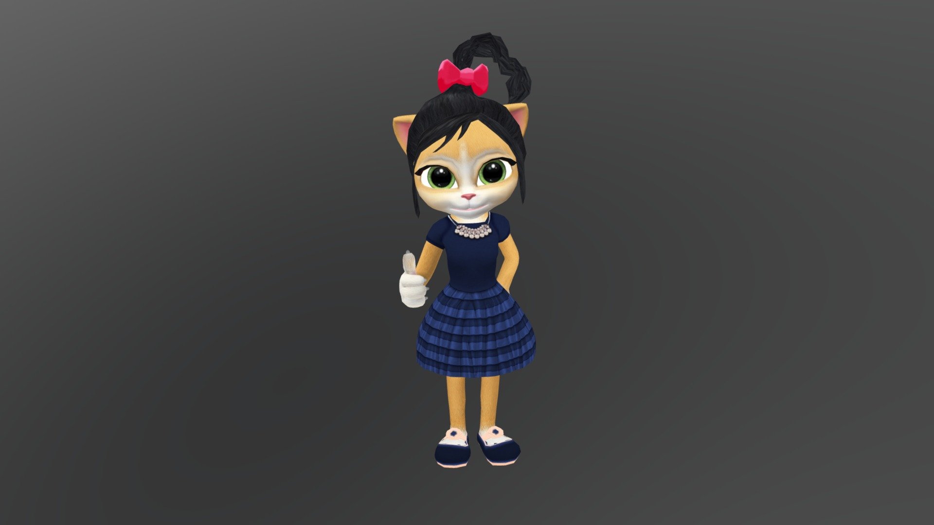 Emma the Cat - 3D model by peaksel [66fa0e6] - Sketchfab
