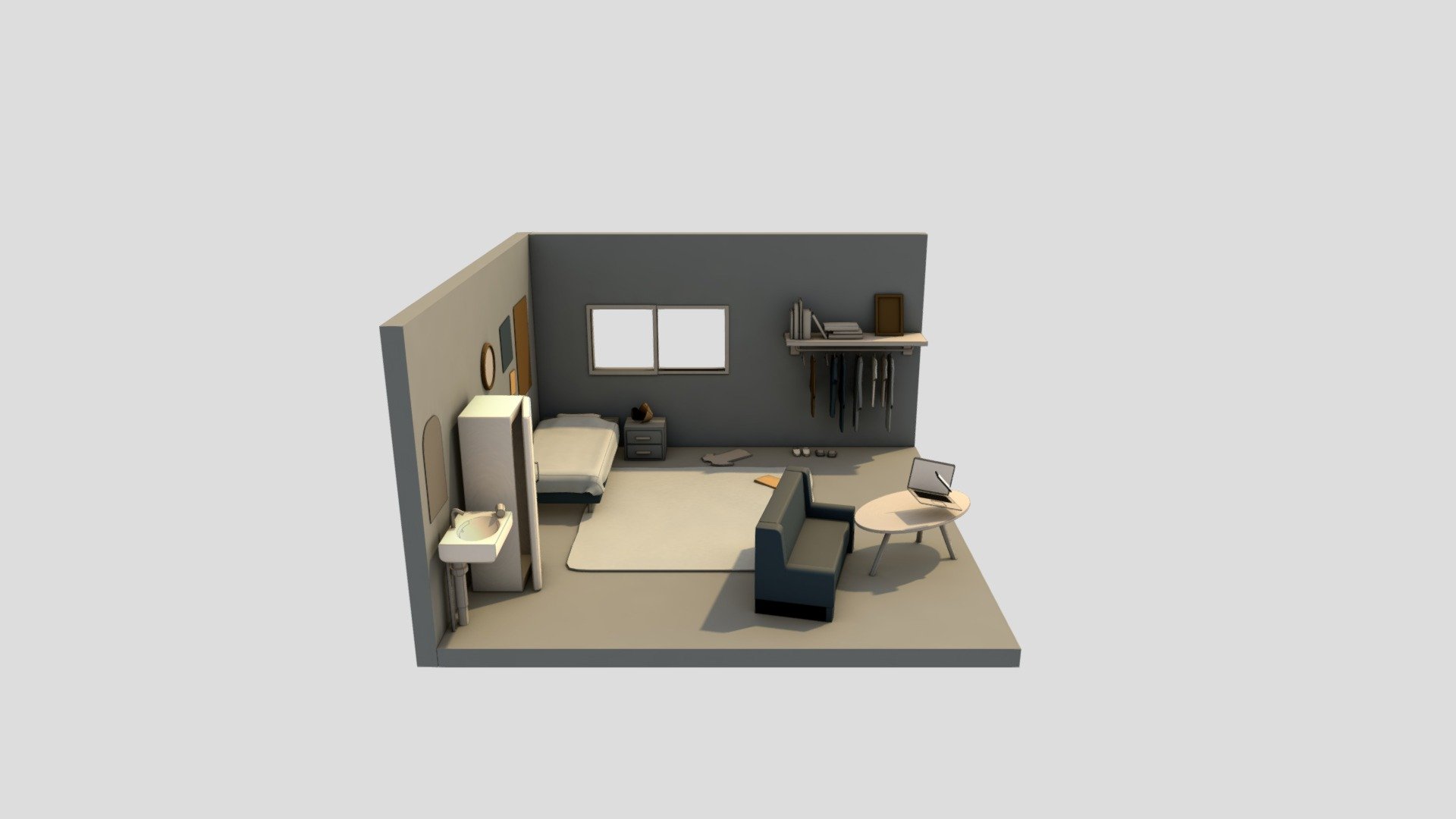 Laptop&PC - Download Free 3D model by Luc.Miramont [66fa842] - Sketchfab