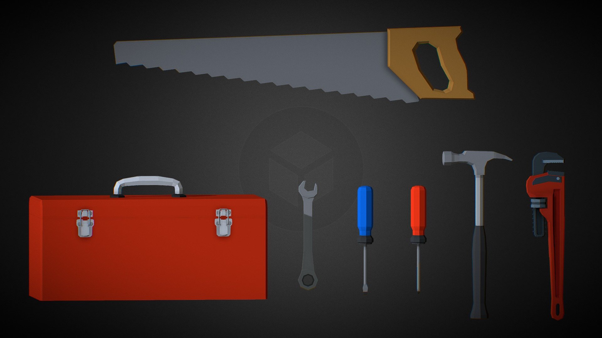 Low Poly Tool Pack - Download Free 3D model by Lyndschoko [66fc15e ...