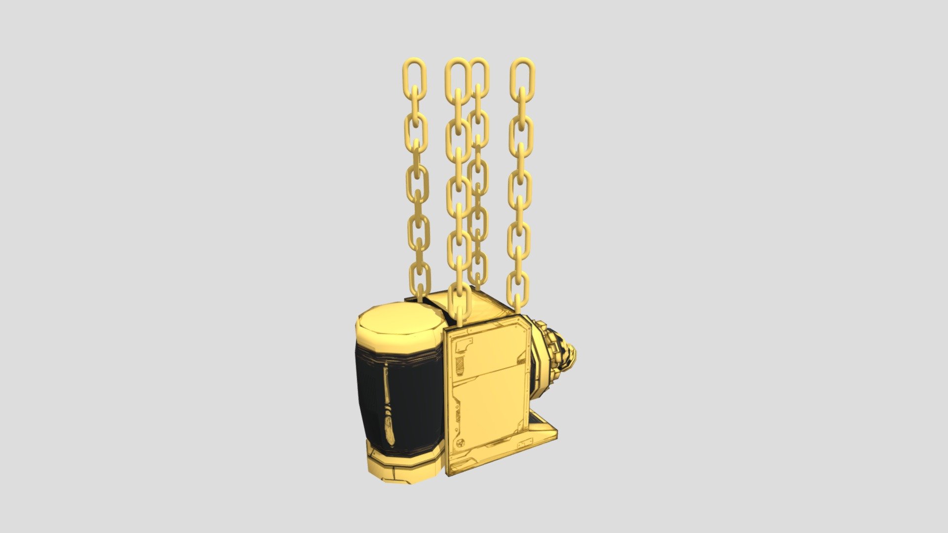 BATIM Old Ink Machine On Chains - Download Free 3D model by Fazer Bear ...