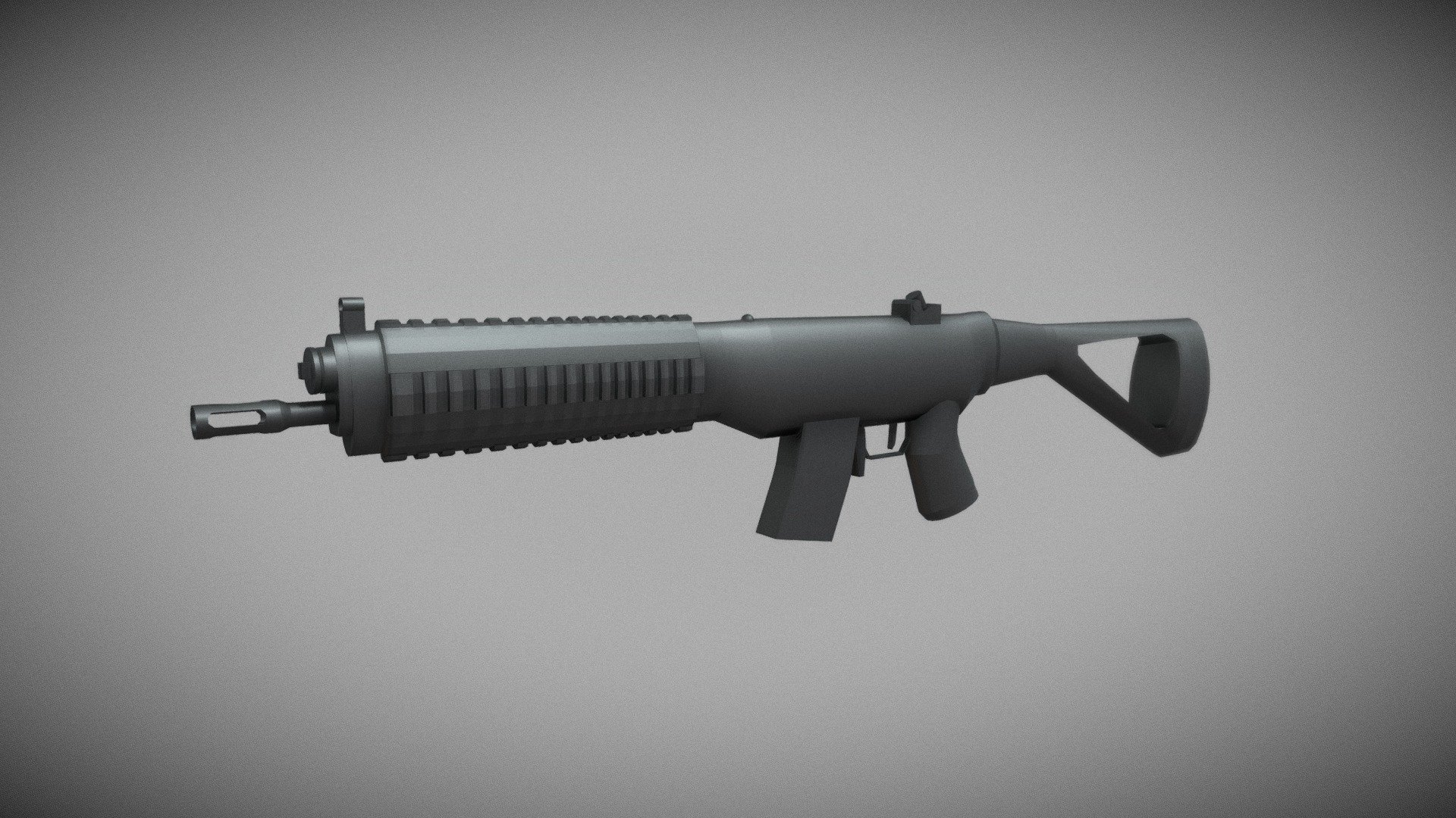 Assault Rifle - Download Free 3D model by shadowdraak [66fcc28] - Sketchfab
