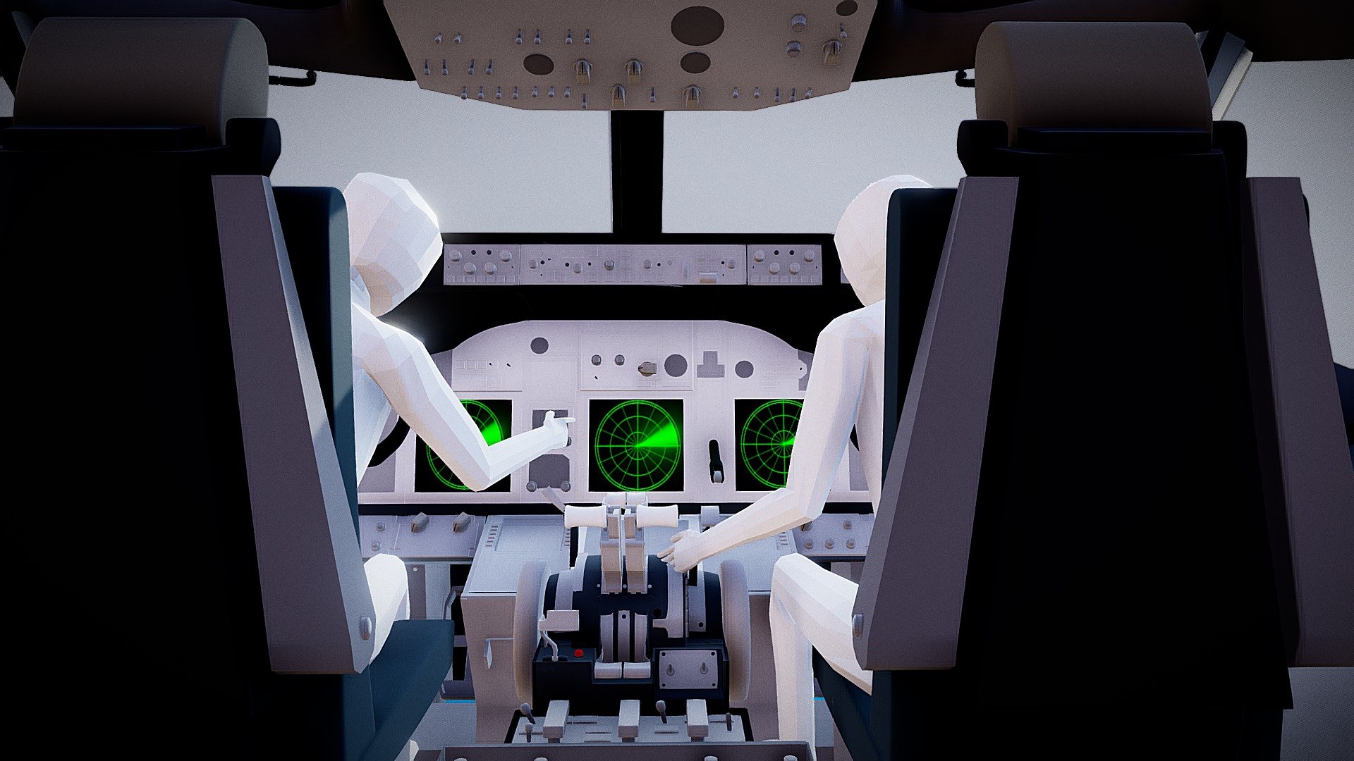 Aeroplane Cockpit Scene for VFX [FERN] - Download Free 3D model by ...