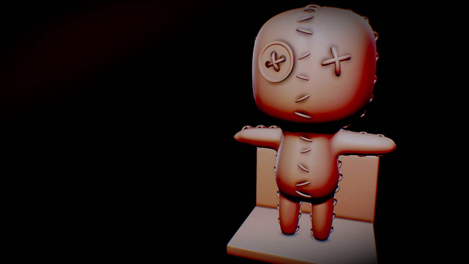 voodoo Doll 3d print model - 3D model by Mikle (@cgamit786) [66feaf0 ...
