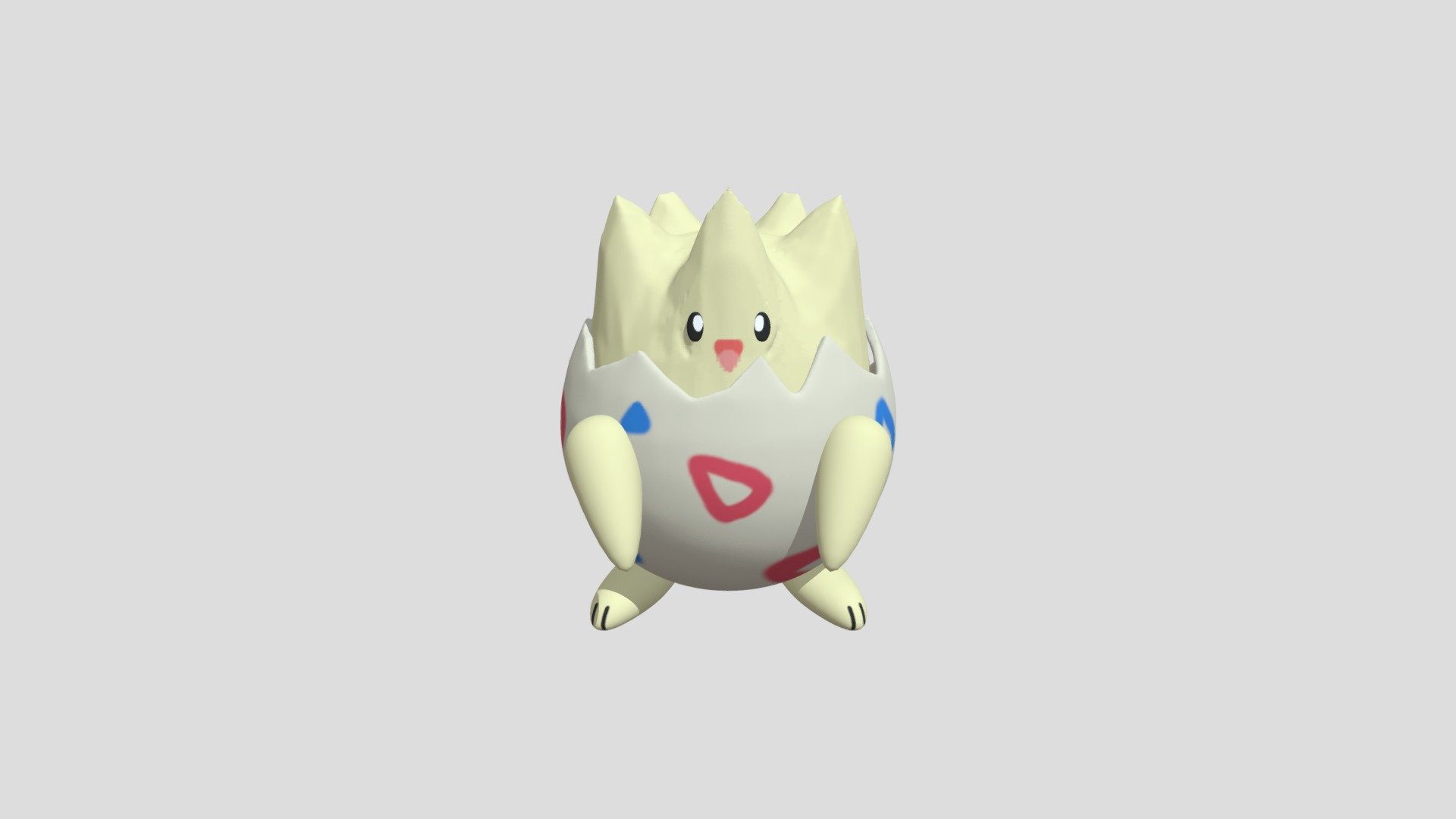 Togepi - 3D model by omergu [6700165] - Sketchfab