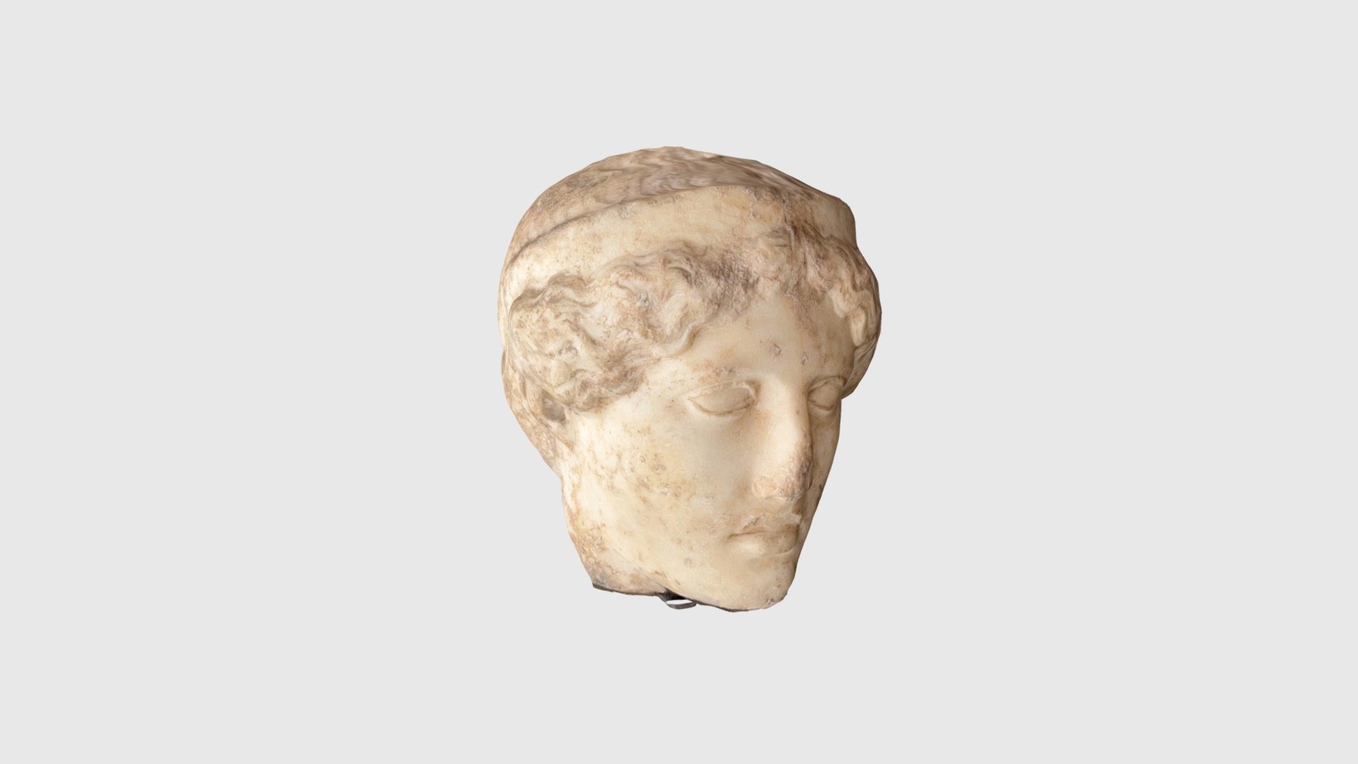 Ancient greek head - Download Free 3D model by christophe.moulherat ...