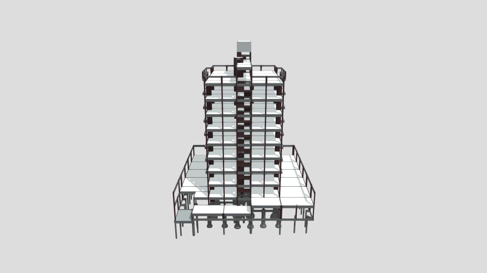 CASTELO TOWER FLATS 3D - 3D model by viktormaia [67022f9] - Sketchfab